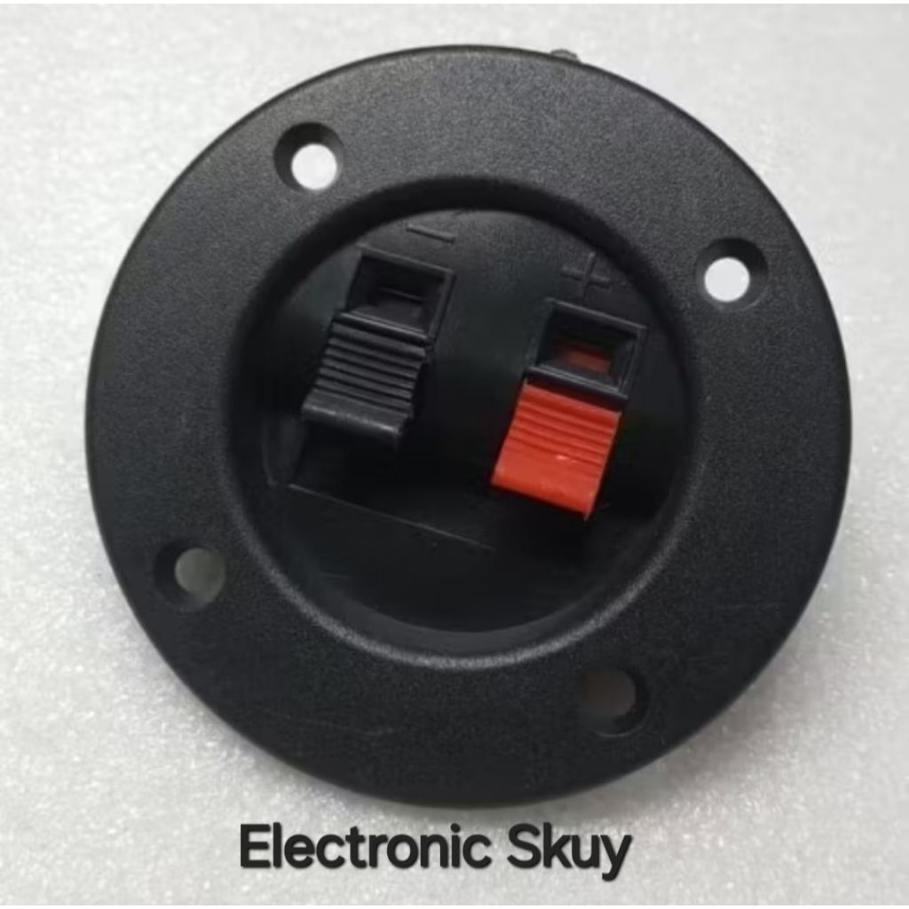 Jual TERMINAL SPEAKER BULAT JEPIT 2 PIN | Shopee Indonesia