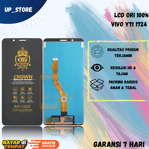 Jual LCD VIVO Y71 FULLSET / TOUCHSCREEN VIVO Y71 1724 ORIGINAL COMPLETE ...