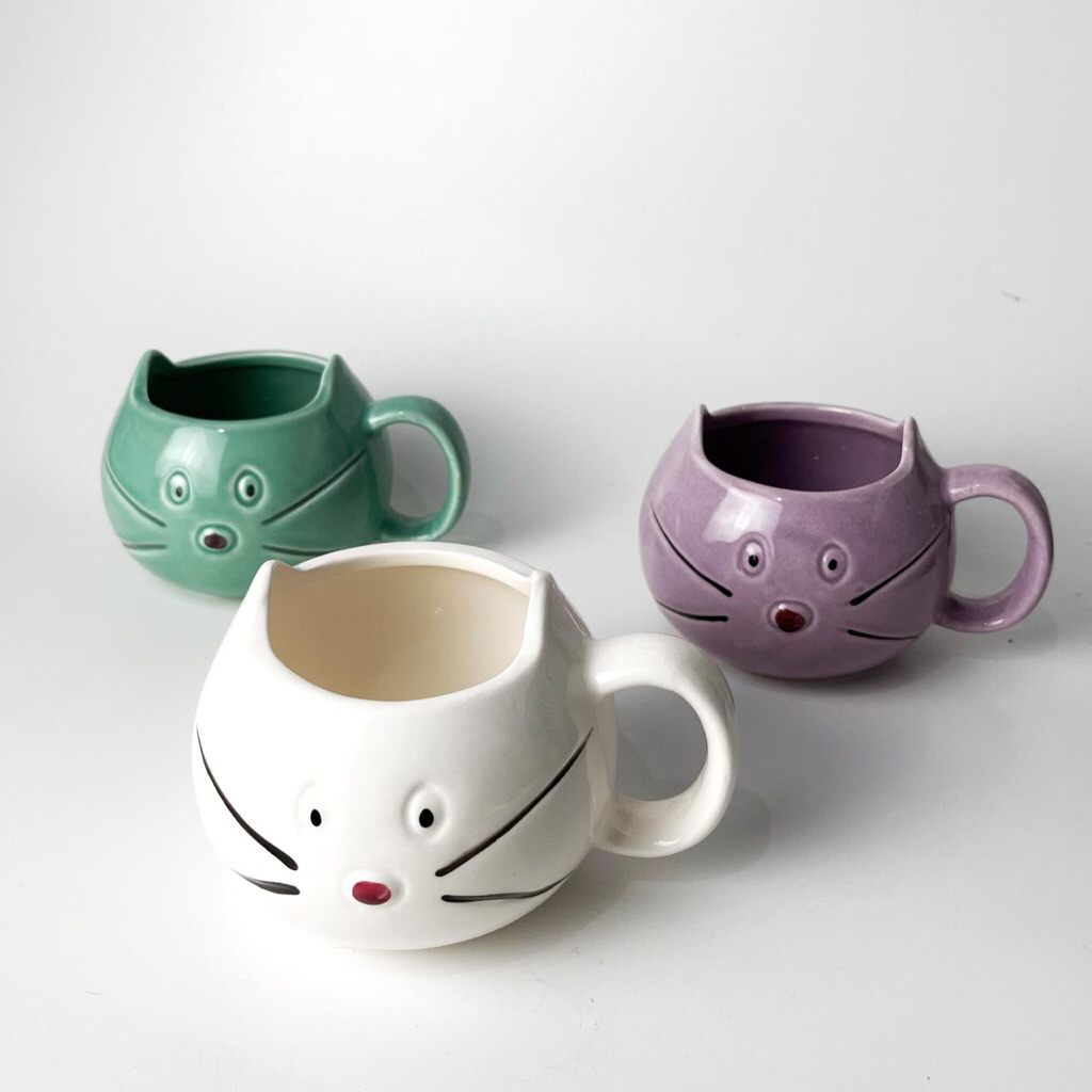 Jual Mug | Gelas Keramik | Gelas Lucu | Gelas Kucing | Shopee Indonesia