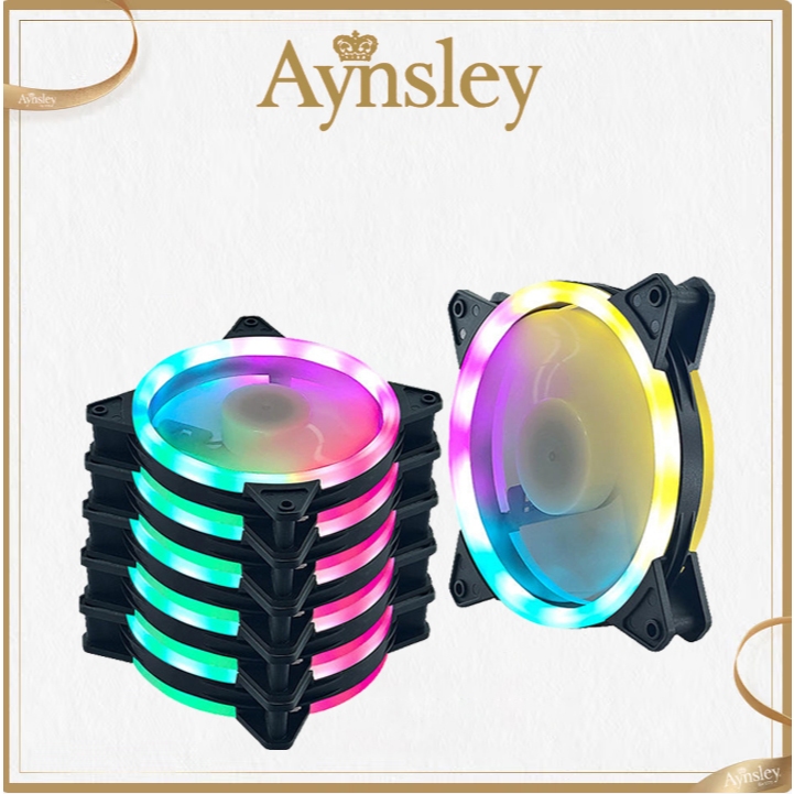 Jual （COD）QQ— FAN RGB RX7 12CM / FAN CHASING RGB / FAN CASING 12CM FULL ...