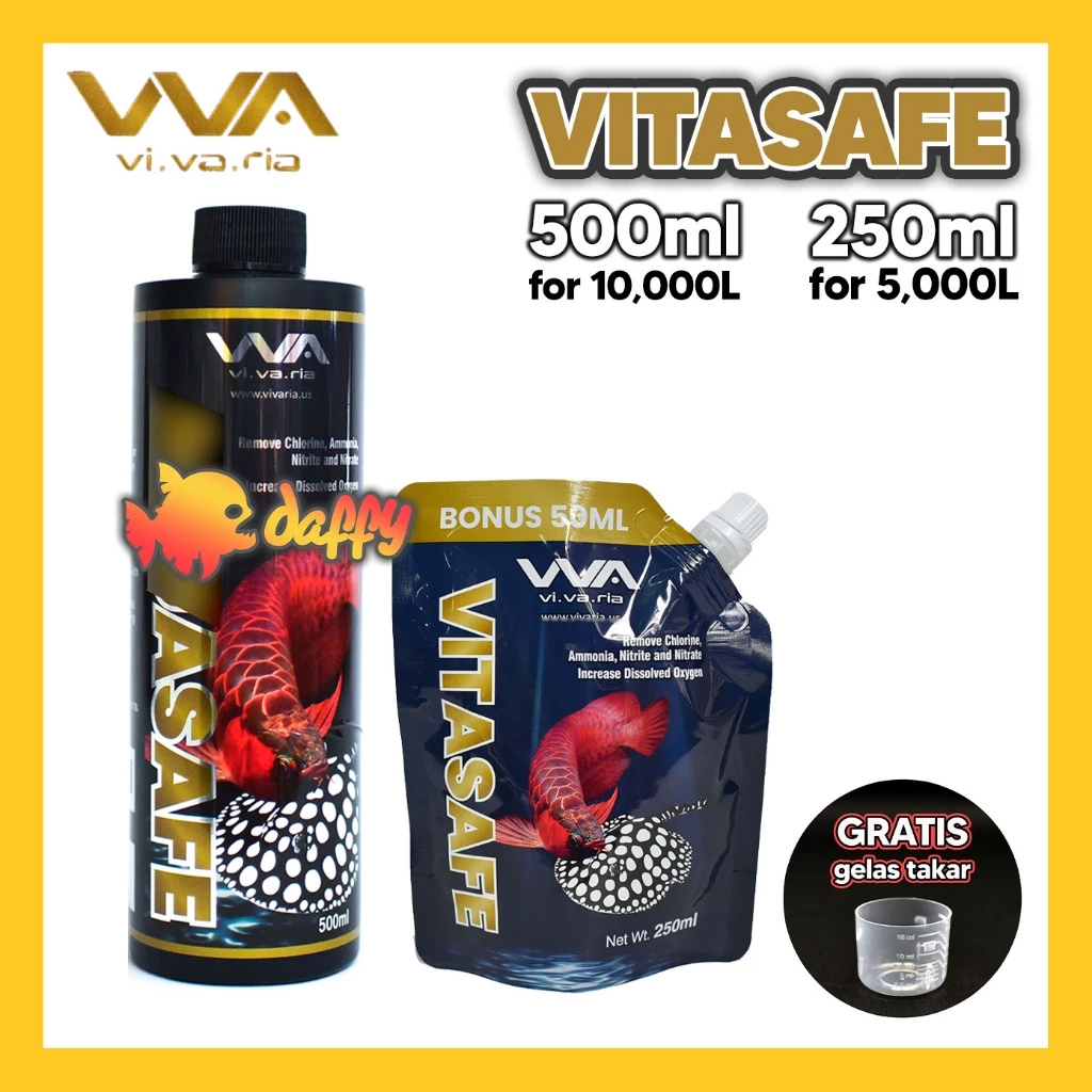 Jual Vivaria VITASAFE Akuarium Kolam All in One Water Stabilizer ...