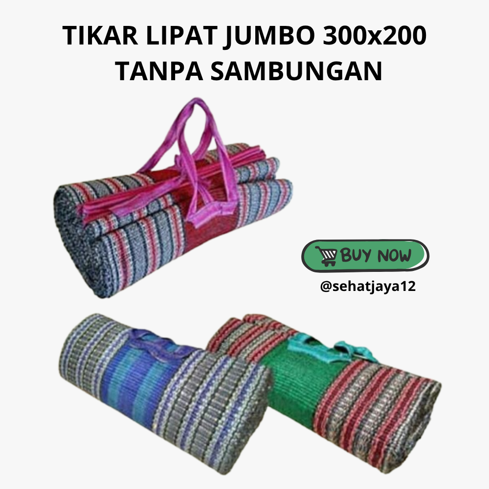 Jual Tikar Lipat Tebal Hajatan Karpet Serbaguna Premium Jumbo Ukuran ...