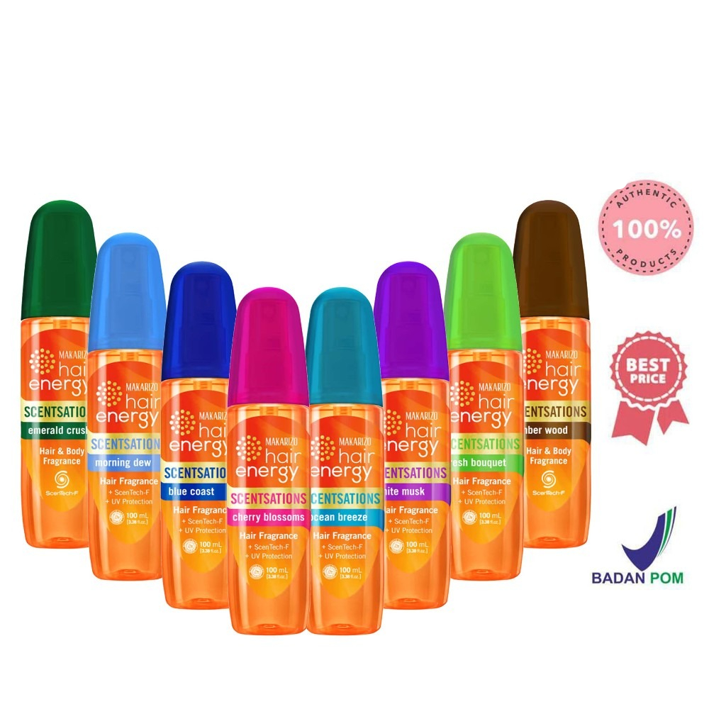 Jual MAKARIZO Hair Energy Scentsations Hair Fragrance (Parfum Rambut) - 30ml / 100ml | Shopee ...