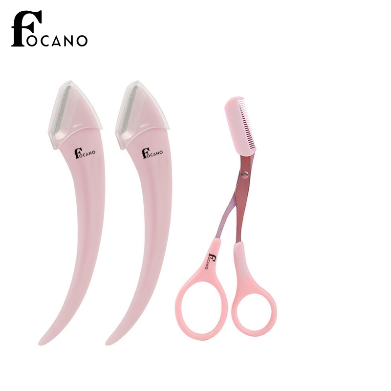 Jual FOCANO Alat Pencukur Alis Mata Gunting /Set Gunting Alis /Cukur ...
