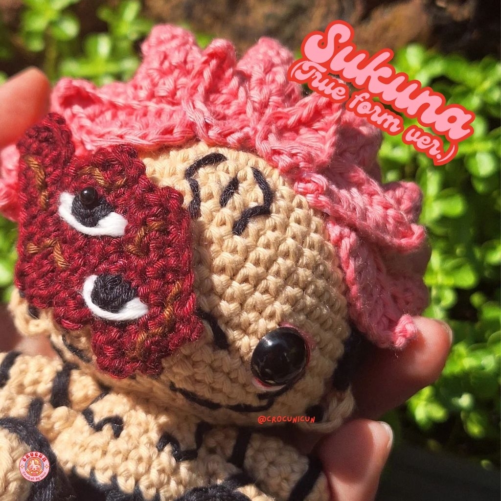 Jual Sukuna - True form ver. (Jujutsu Kaisen) | Inspired Amigurumi Doll ...
