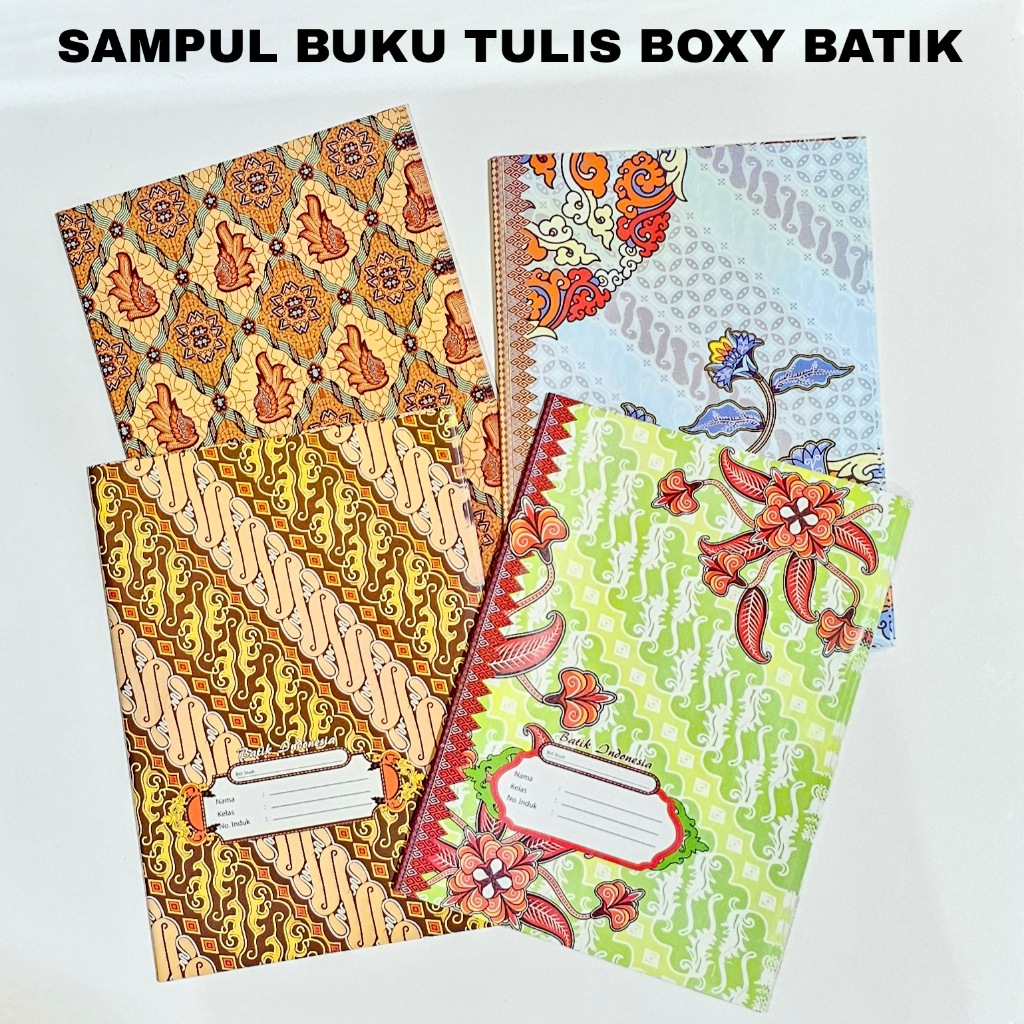 Jual GG Sampul Buku Kraft Samson Batik Boxy(20lb) BigBoss/Sampul Buku ...