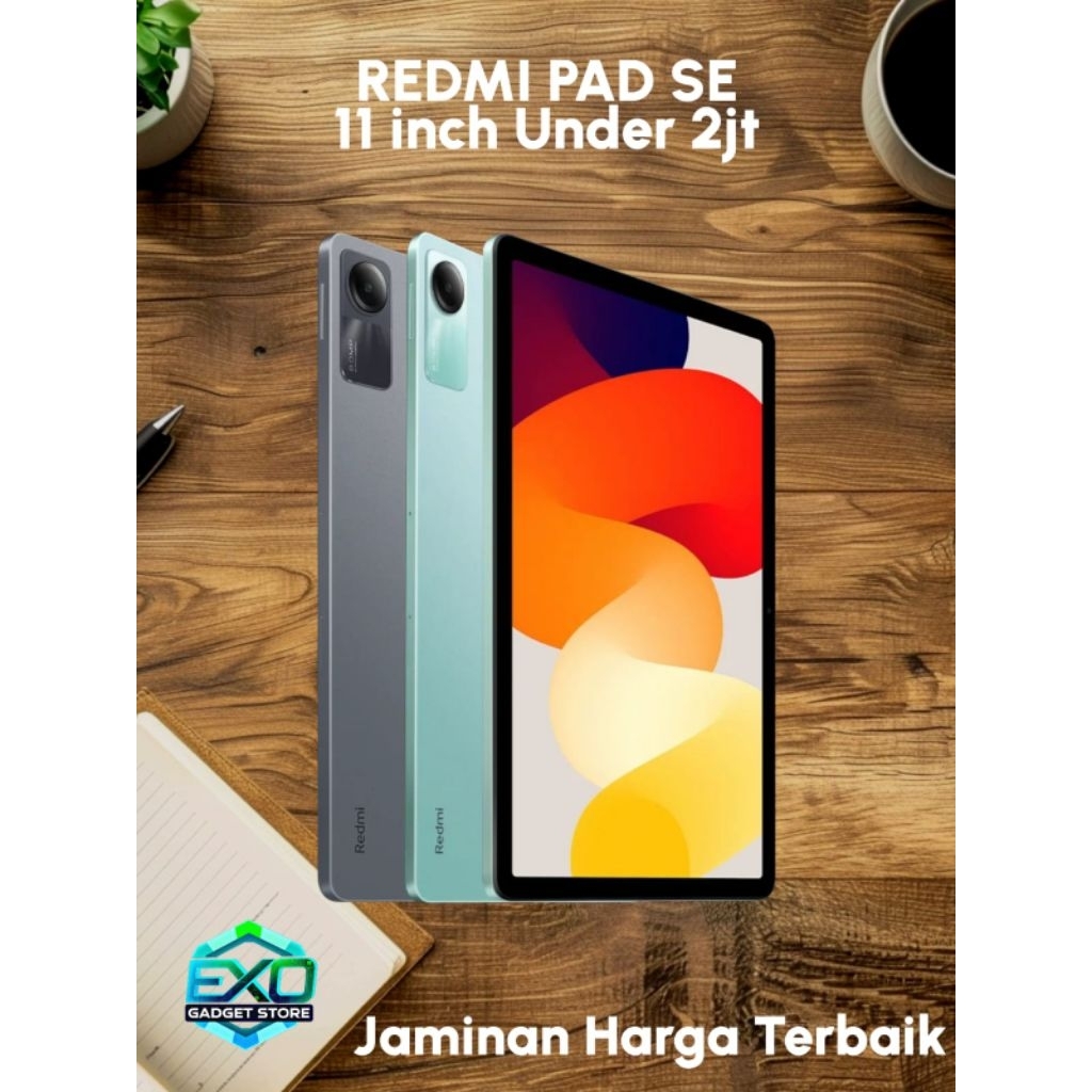 Jual Redmi Pad SE 4GB 128GB Resmi Garansi Xiaomi Tablet Murah Terbaik Layar Besar 11 Inch Full ...