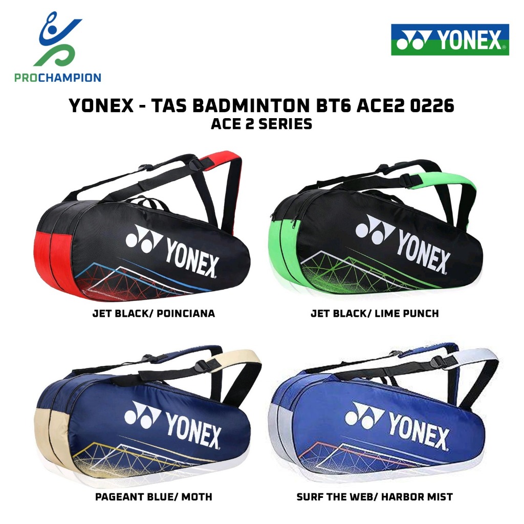 Jual Tas Badminton YONEX BT6 ACE 2 0226 Series | Shopee Indonesia