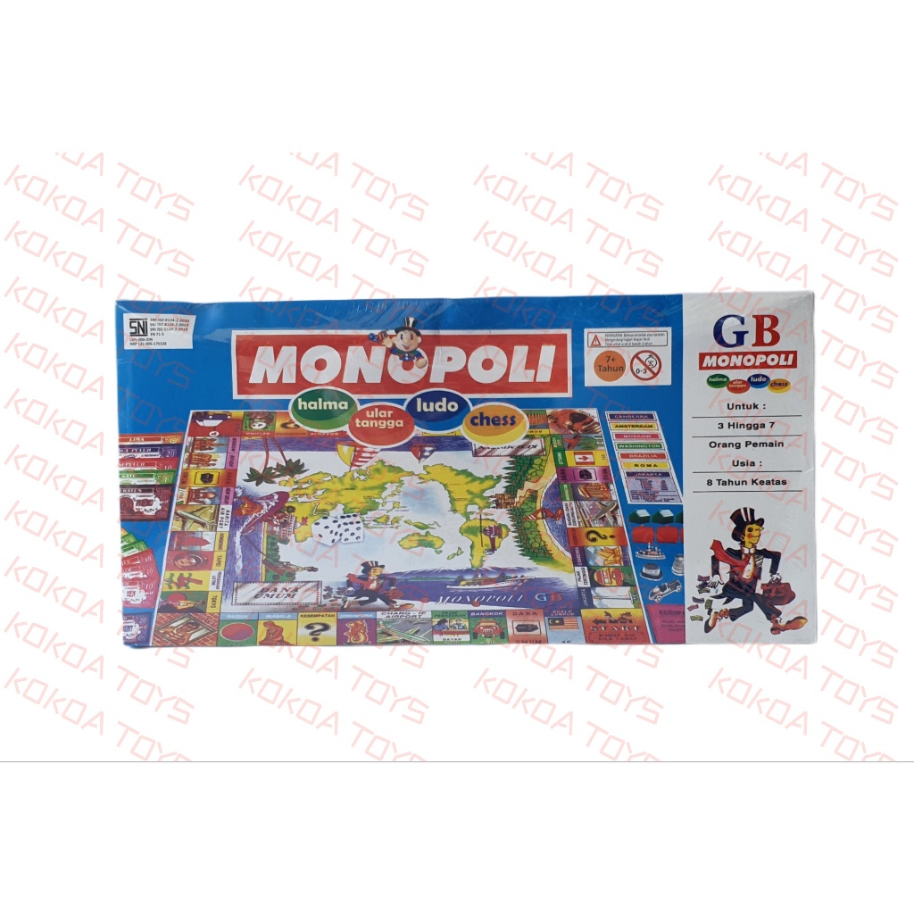 Jual Mainan tradisional monopoly GB 5 in 1 | Shopee Indonesia