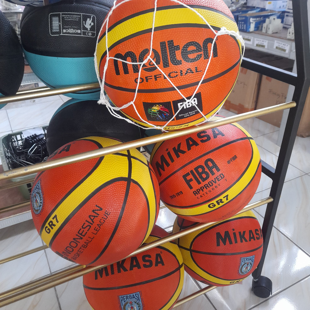 Jual BOLA BASKET – Molten GG7X | Mikasa PERBASI | Bounce Rubber ...