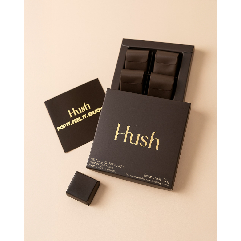 Jual Hush chocolate 6 box Dark Chocolate for couple 32 gram 6 box paket ...