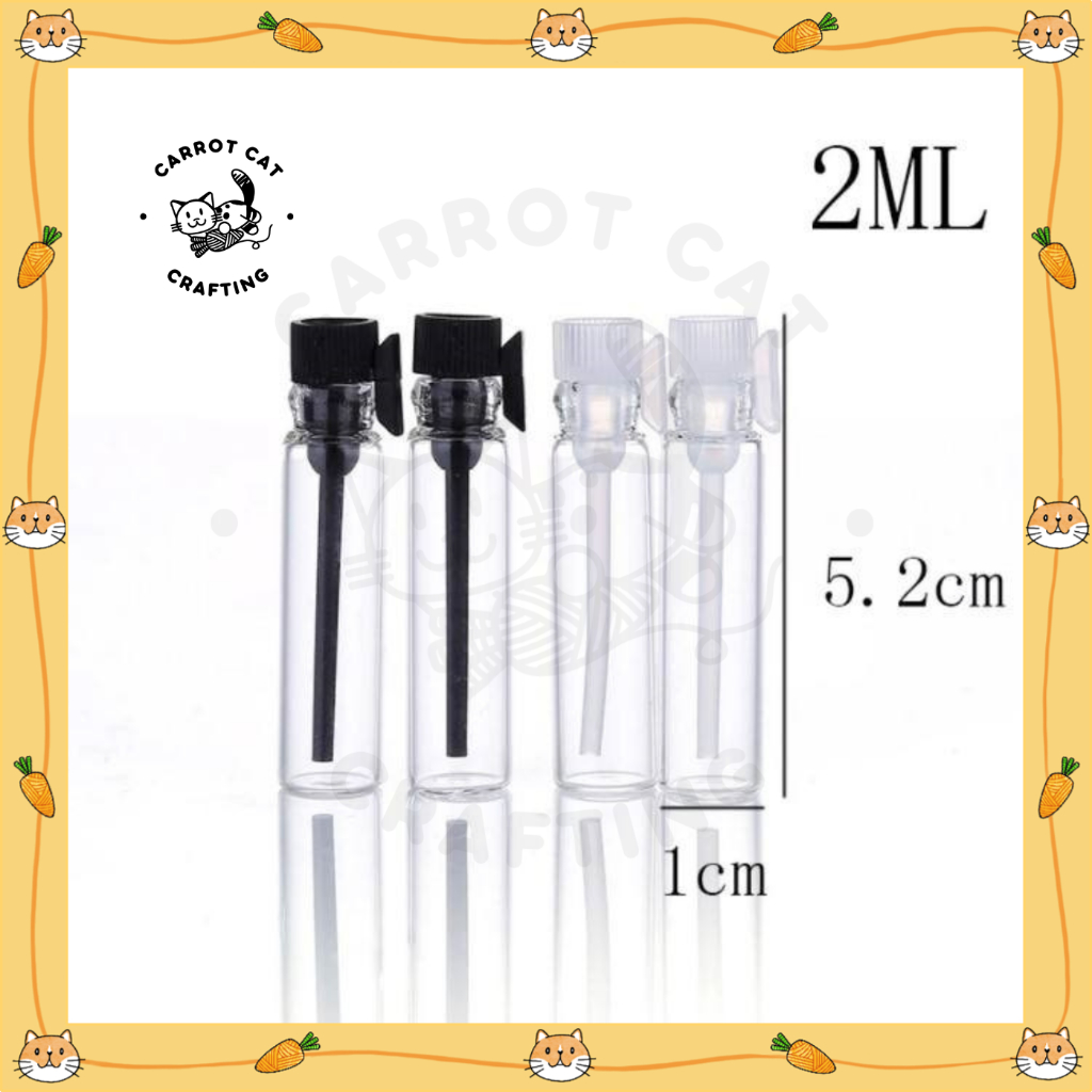 Jual Vial Botol Parfume Vial Tester 0,5ml / 1ml / 2ml | Shopee Indonesia