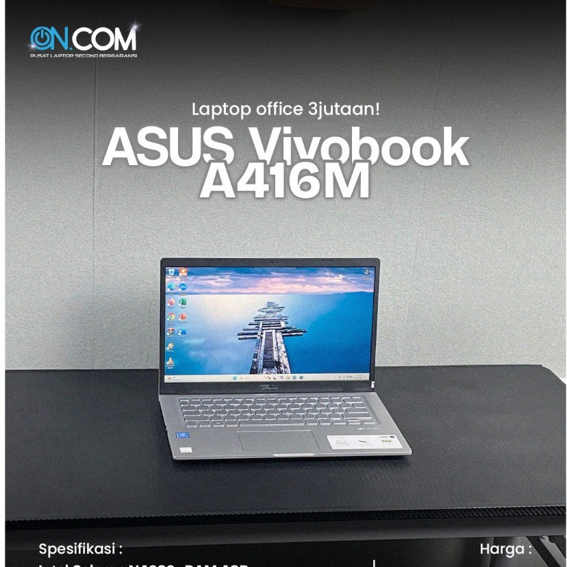 Jual ASUS VivoBook A416M/Intel Celeron N4020/RAM 4 GB/SSD 256 GB ...