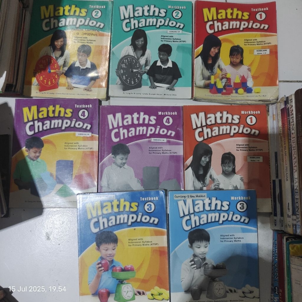 Jual BUKU MATHS CHAMPION TEXTBOOK - WORKBOOK ORIGINAL | Shopee Indonesia