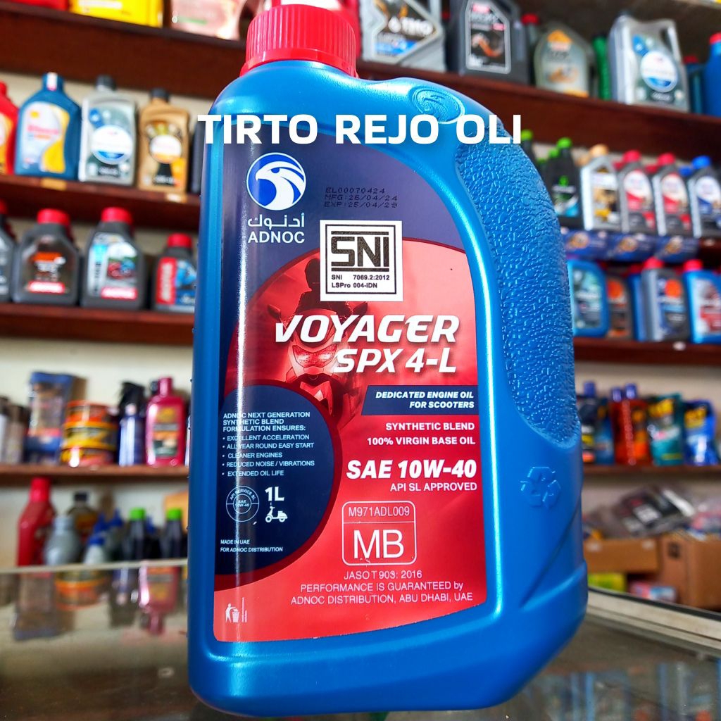 Jual OLI MATIC ADNOC VOYAGER SPX4-L SYNTHETIC BLEND 10W-40 API SL JASO MB | Shopee Indonesia