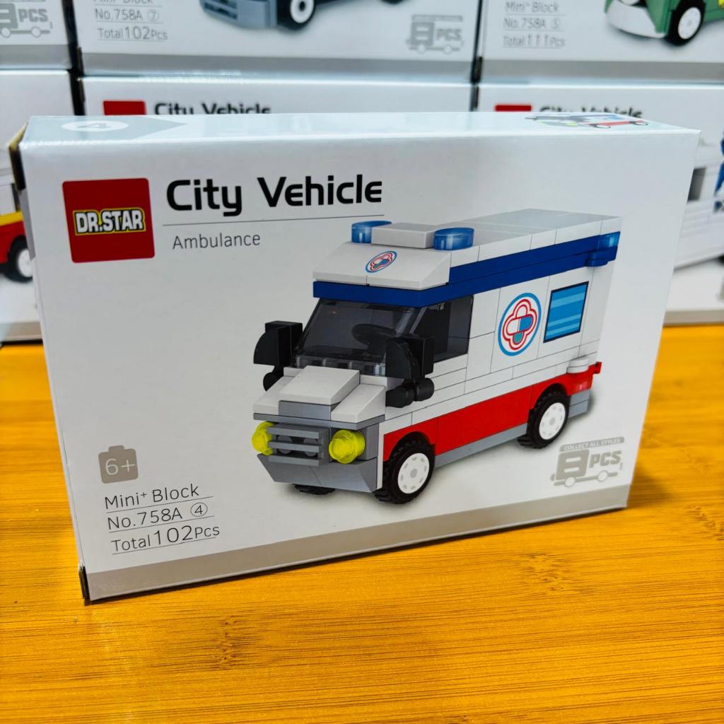Jual CLESHOP Mainan Edukasi Anak Blocks Mobil City Series Bus Pemadam ...