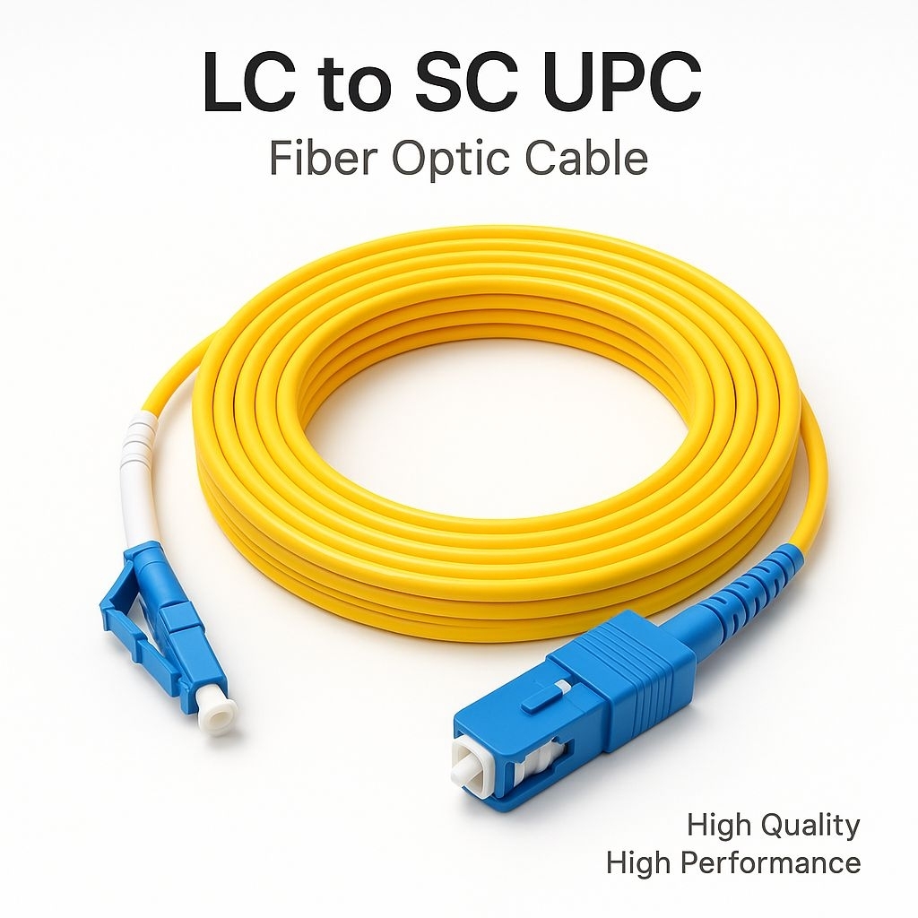 Jual Patch Cord LC - SC UPC Singlemode Simplex 3M 5M 20M 30M 50M | LITECH Kabel Fiber Optik LC ...