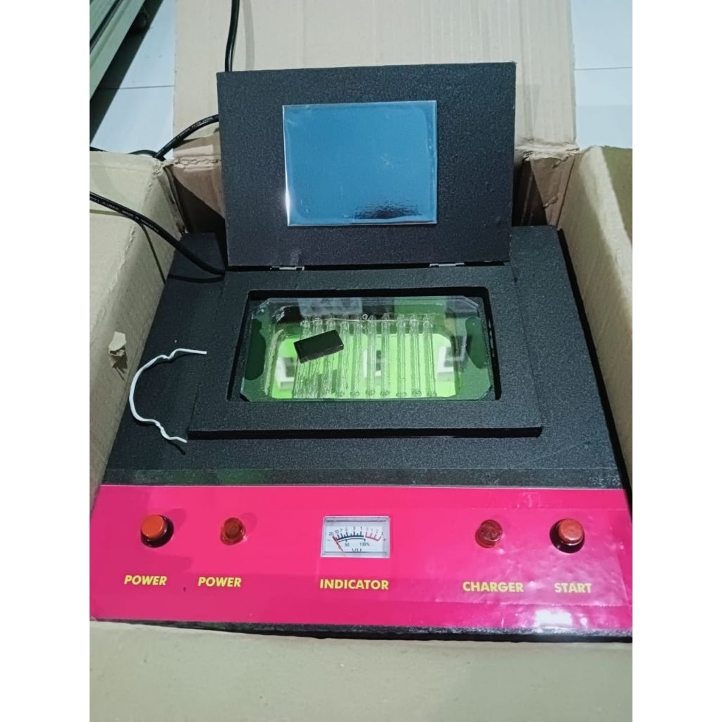Jual mesin stempel flazz lampu 10 bonus mesin pemotong karet dan tinta ...