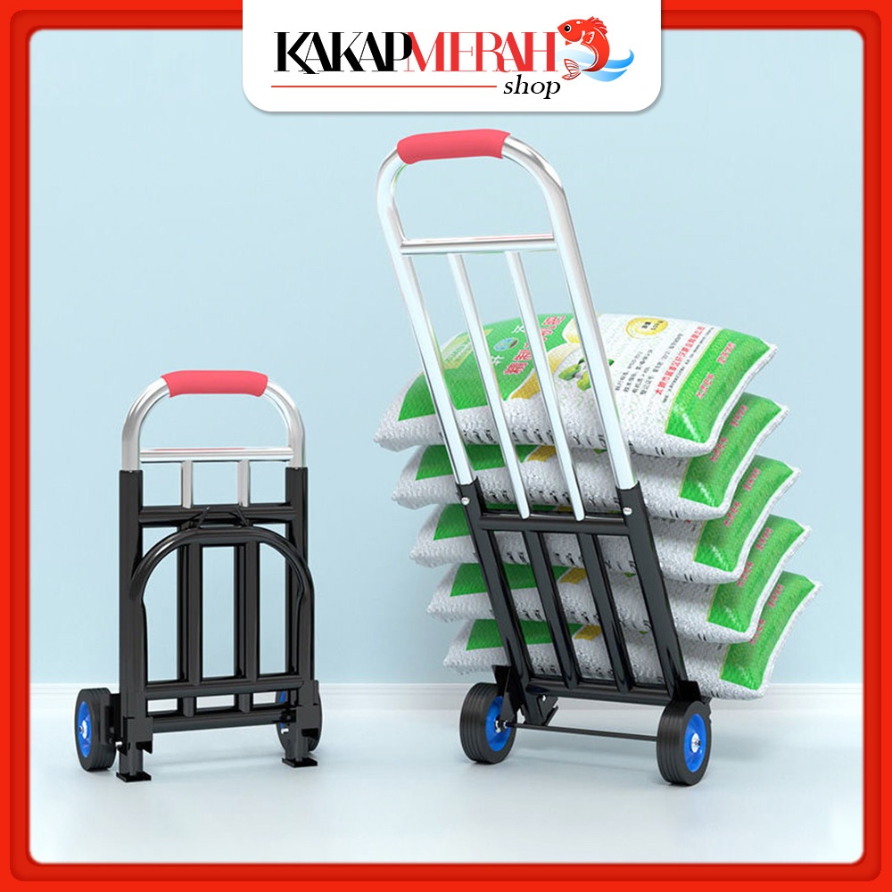 Jual Troli Lipat Galon Kardus Barang Berat Serbaguna Carrier Trolley ...