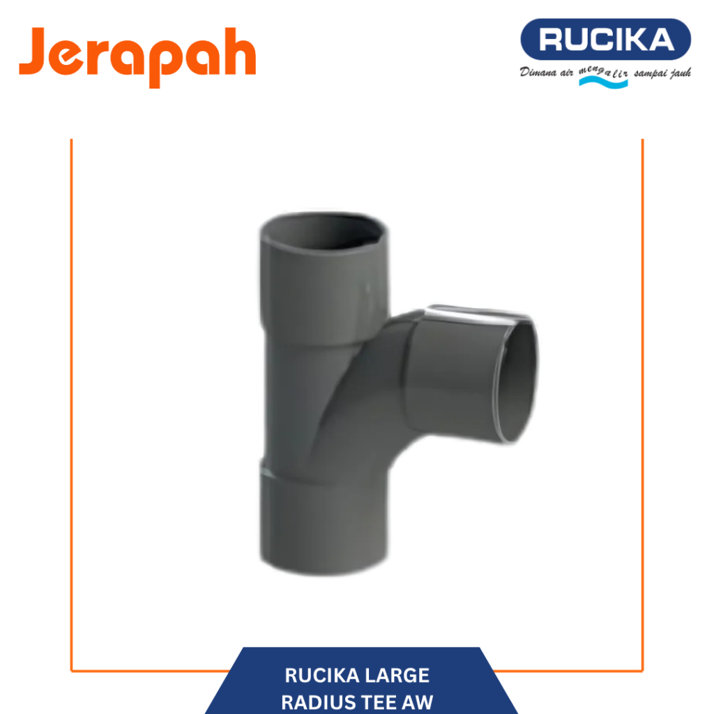 Jual Rucika Fitting - Large Radius TEE (AW) | Shopee Indonesia