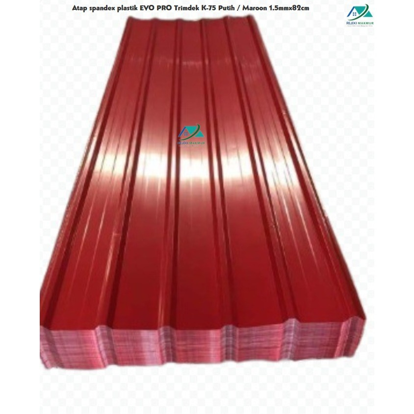 Jual Atap spandex plastik EVO PRO Trimdek K-75 Putih / Maroon 1 ...