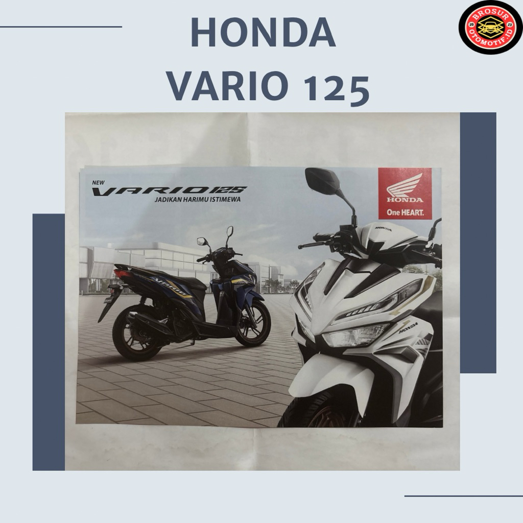 Jual Brosur Honda Vario 125 ( flyer ) | Shopee Indonesia