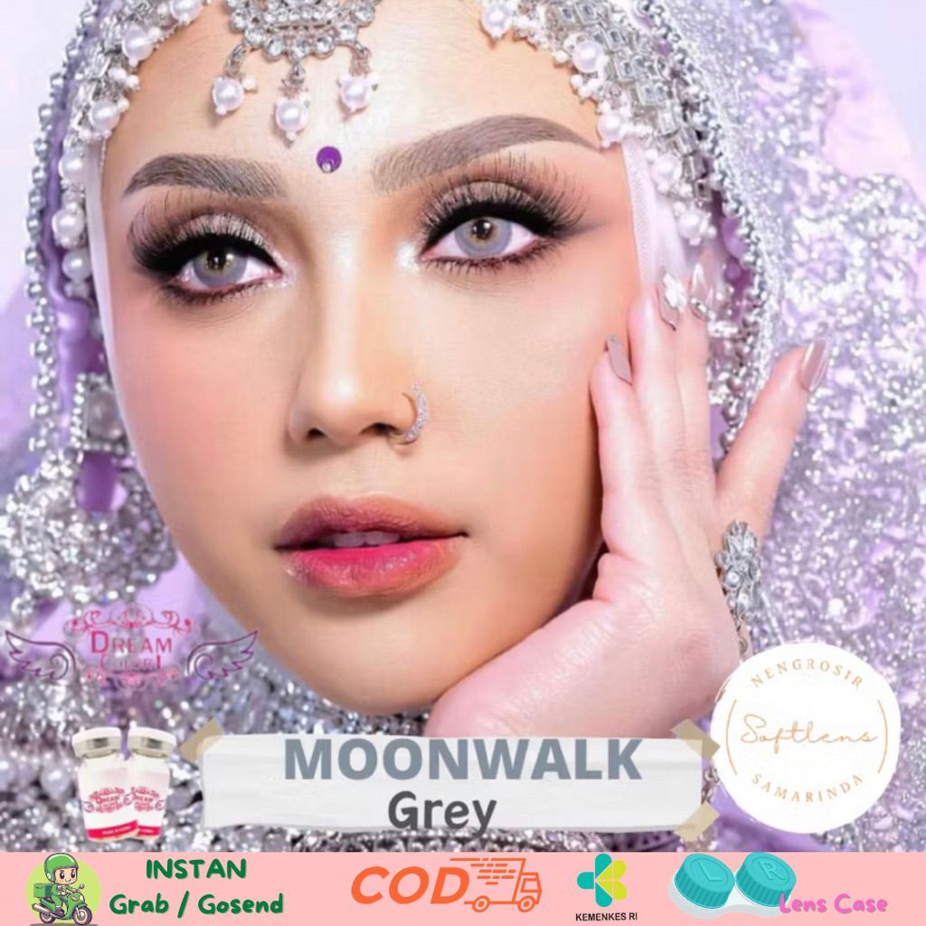 Jual DREAMCOLOR MOONWALK GREY SOFTLENS / MOONWALK GRAY KEMASAN BOTOL ...