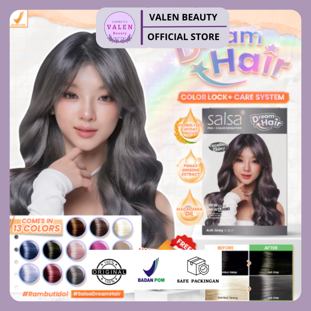 Jual SALSA HAIR COLOR / SEMIR RAMBUT SALSA / CAT RAMBUT / PEWARNA ...