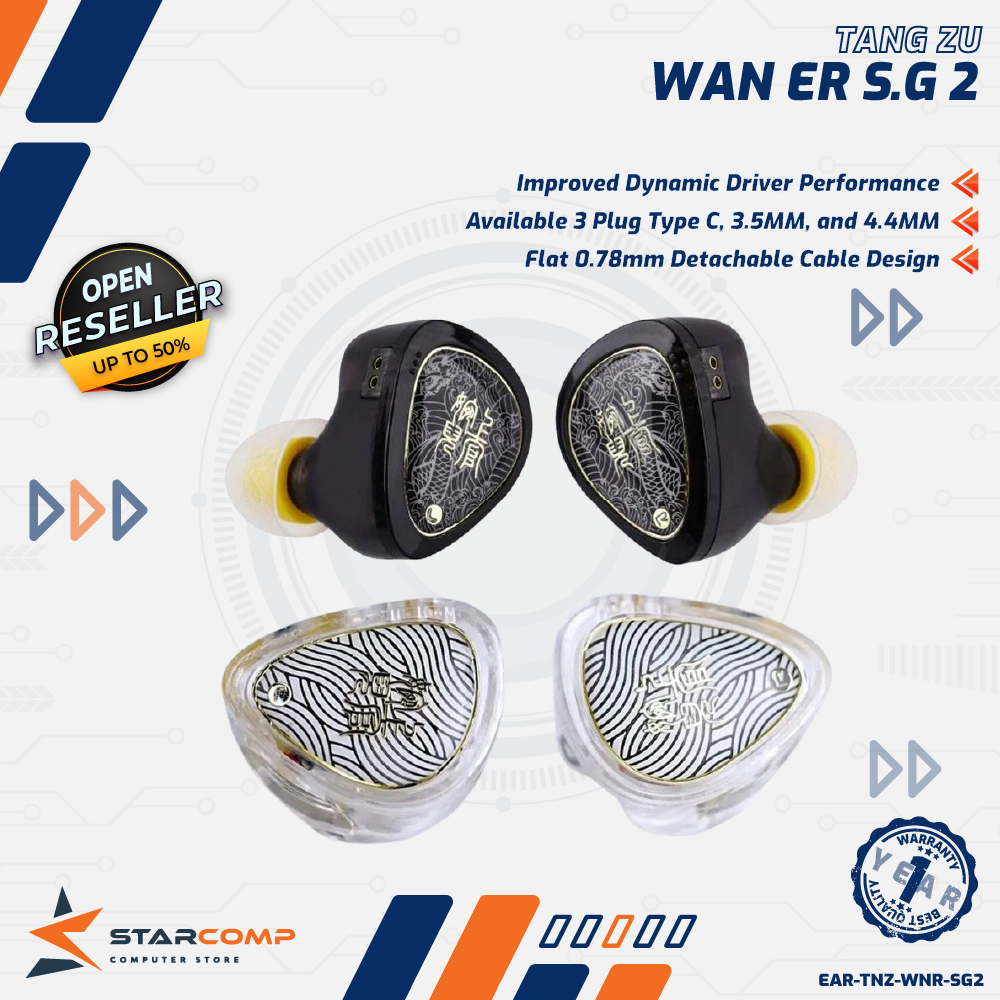 Jual Tangzu Waner 2 / Waner S.G 2 10mm Dynamic Driver In Ear Monitor ...