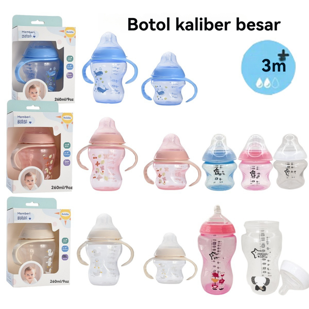 Jual Botol Bayi 6 Cm Bahan Yang Aman Leher Lebar Bahan Kelas Balita ...
