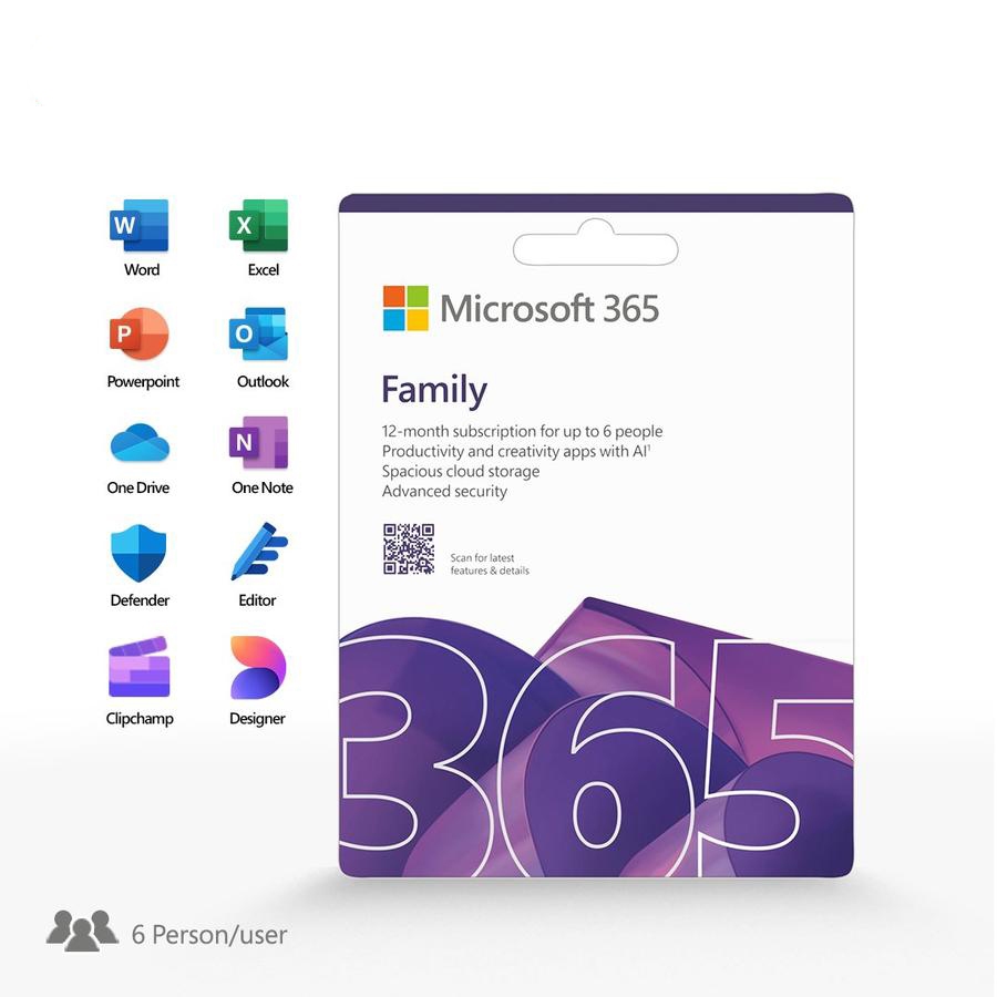 Jual Microsoft Office 365 Family POSA CARD Software Original Pc & Mac ...