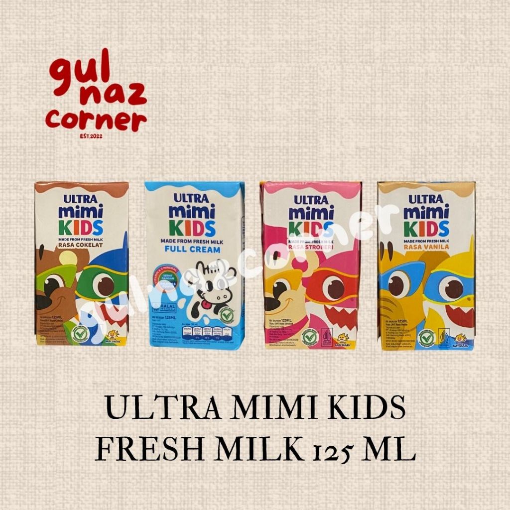 Jual [ FREE PACKING ] ULTRA MIMI KIDS 125 ML SUSU UHT FRESH MILK | SUSU ...