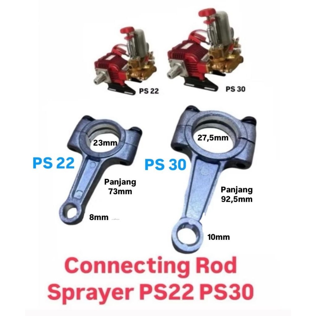 Jual Connecting Rod Power Sprayer PS22 PS30 matrix sumura Conrod ...