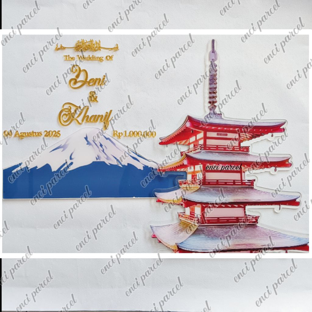 Jual kode 277 set dekorasi hiasan mahar tema jepang miniatur bentuk ...