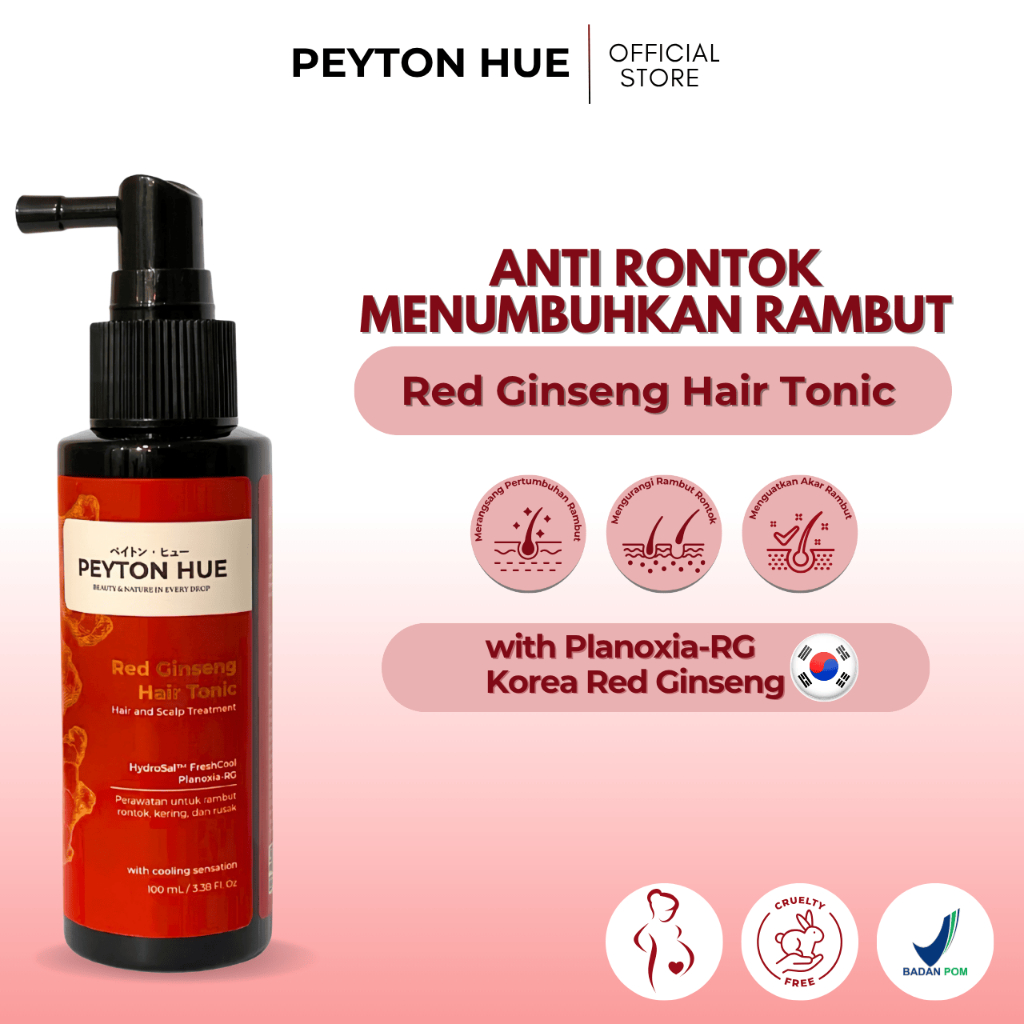 Jual PEYTON HUE - Red Gingseng Korean Hair Tonic Anti Rontok 100ML ...