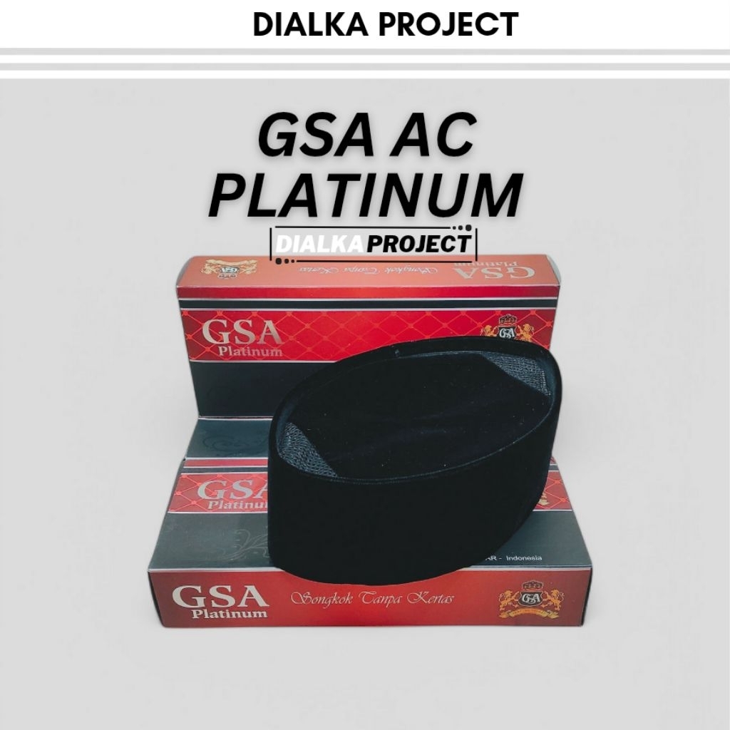 Jual Peci Songkok Hitam GSA Platinum ( Songkok Tanpa Kertas Nasional ...