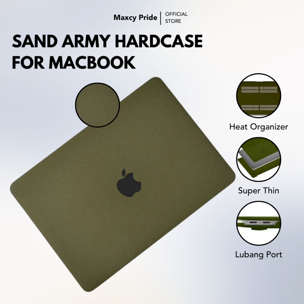 Jual Hard Case Sand Army Macbook Air 13 M1 M2 Pro Retina 13 inch 2016 ...