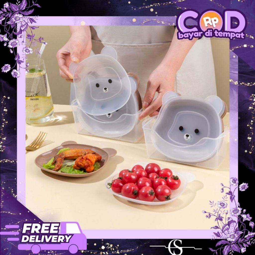Jual Piring Makan Anak Model Beruang Piring Lucu / Piring Snack ...