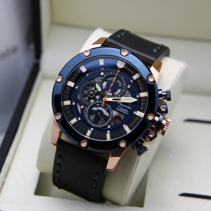 Jual ORIGINAL Jam Tangan Pria Alexandre Christie AC 6410 / AC6410 ...