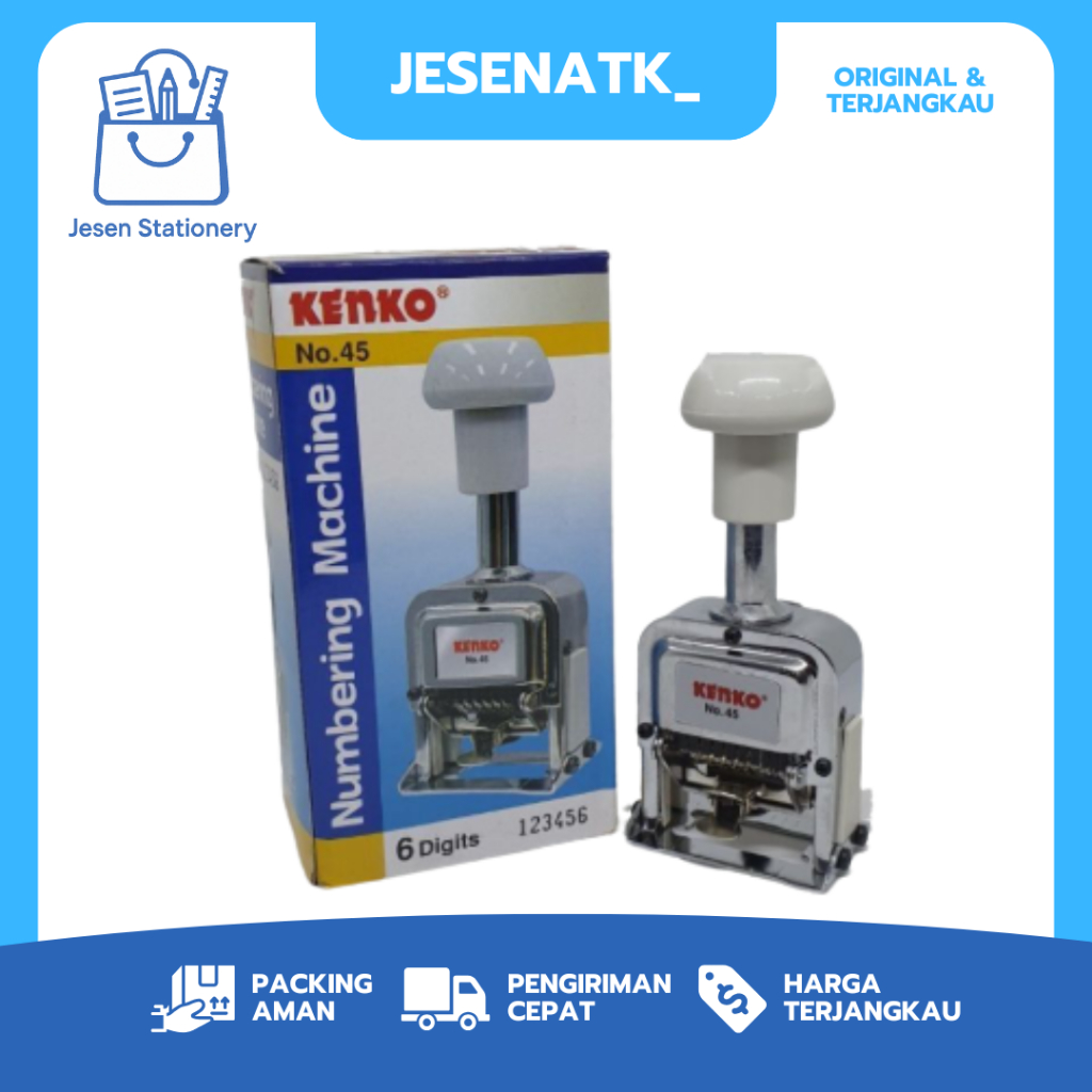 Jual Numbering Kenko 6 Digit Numbering machine Mesin Nomor Otomatis ...