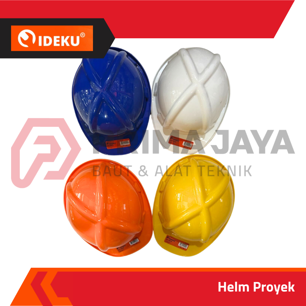 Jual HELM PROYEK / TUKANG / KONSTRUKSI / SAFETY HELMET BIRU KUNING ...
