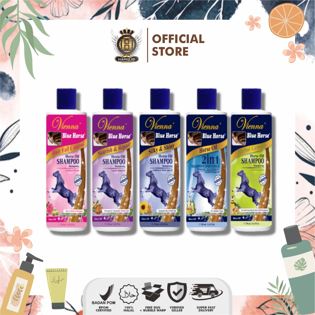 Jual Vienna Blue Horse Shampoo - Shampo Kuda Untuk Rambut Rontok dan ...