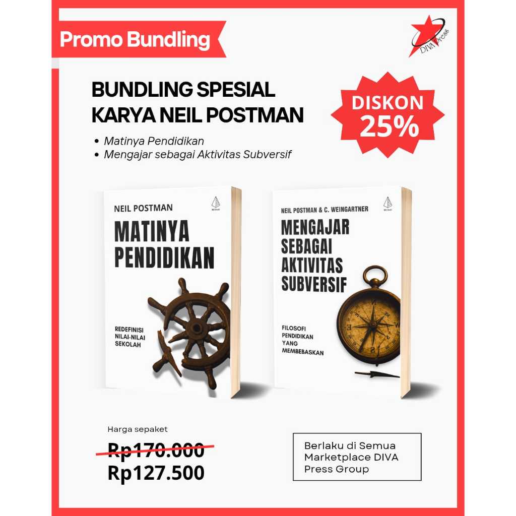 Jual IRCiSoD - Paket Buku Karya Niel Postman (Matinya Pendidikan & Mengajar Sebagai Aktivitas ...
