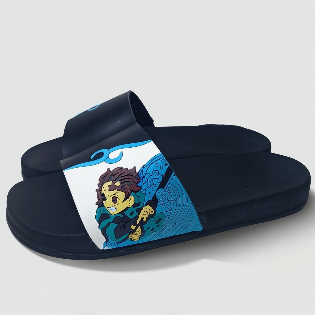 Jual demon slayer MIZU NO KOKYU tanjiro kimetsu no yaiba sandal pria ...
