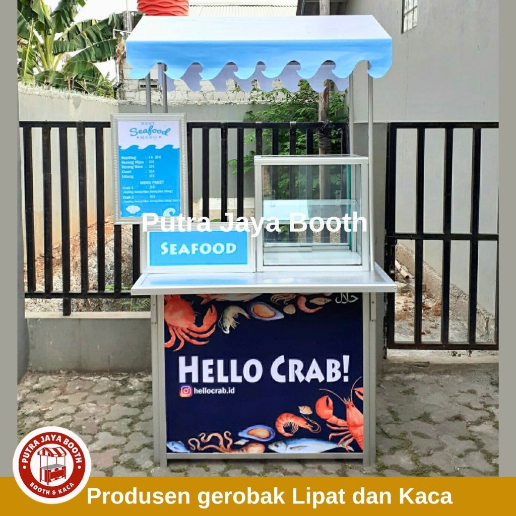 Jual Booth Portable + Atap Segitiga + Etalase Kotak Gratis Gambar ...