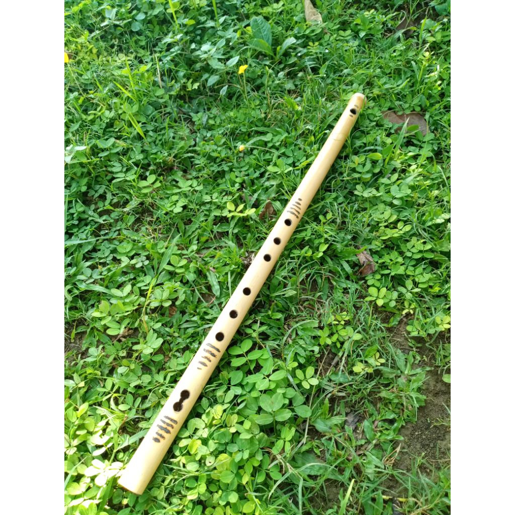 Jual Suling Batak super panjang,corak ornamen tradisional,suling bambu ...