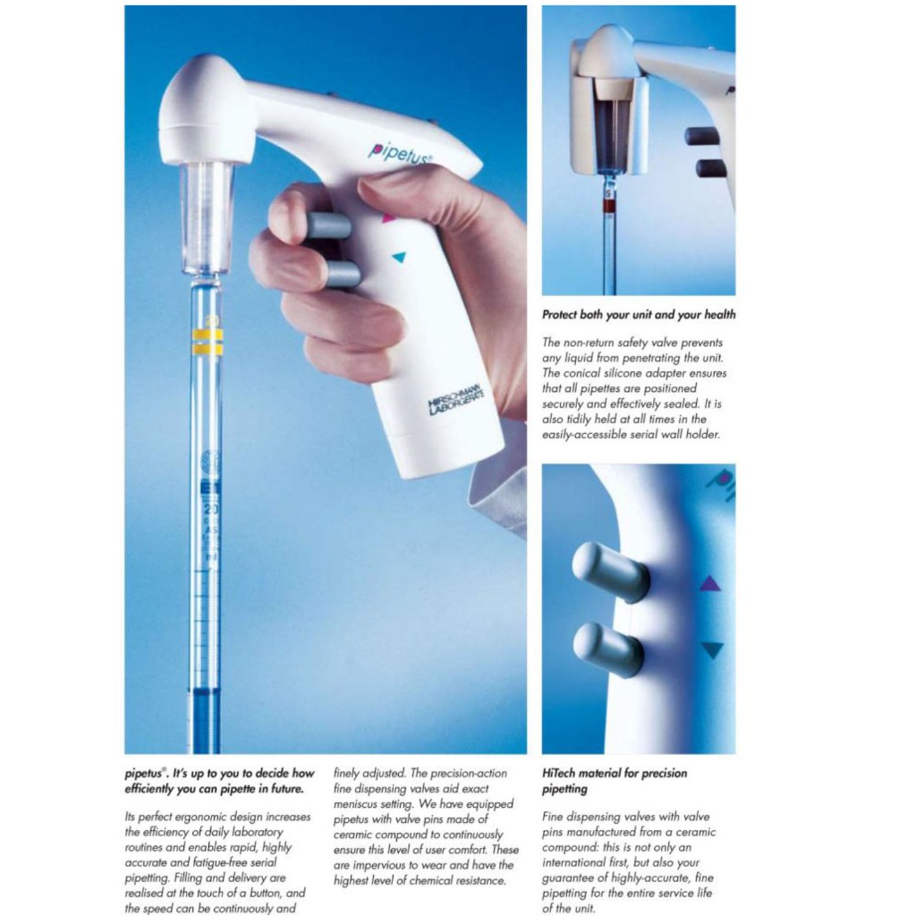 Jual HIRSCHMANN | PIPET CONTROLLERǀ PIPETUS pipet Filler Pipet Tetes ...