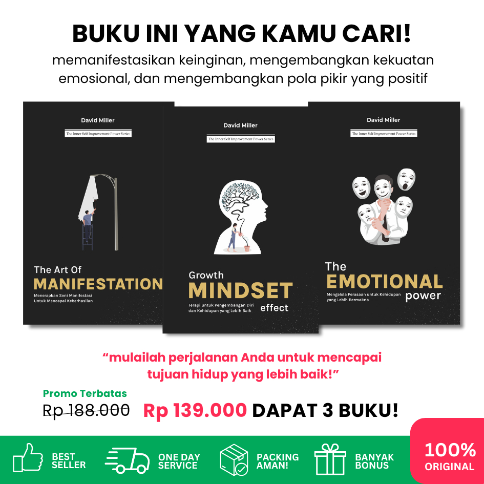 Jual Paket Hemat Emotional Power [ The Art of Manifestation + The Emotional Power + Growht ...