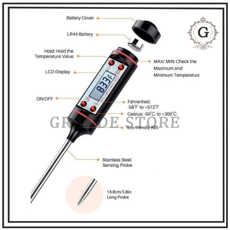 Jual THERMOMETER DINDING ANALOG ALAT PENGUKUR PENGATUR SUHU KELEMBABAN ...