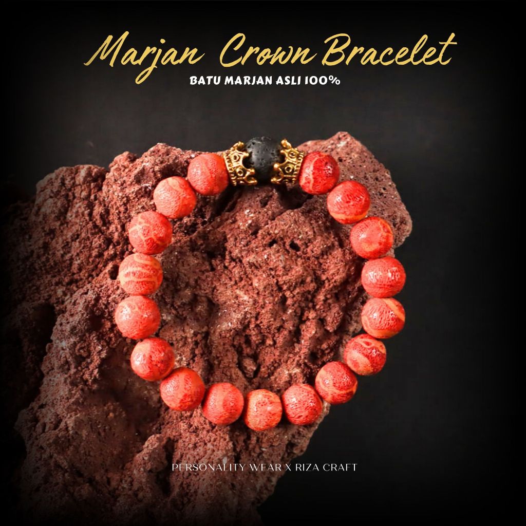 Jual Gelang Batu Alam Kristal Akik Marjan ASLI Laut Merah Original ...